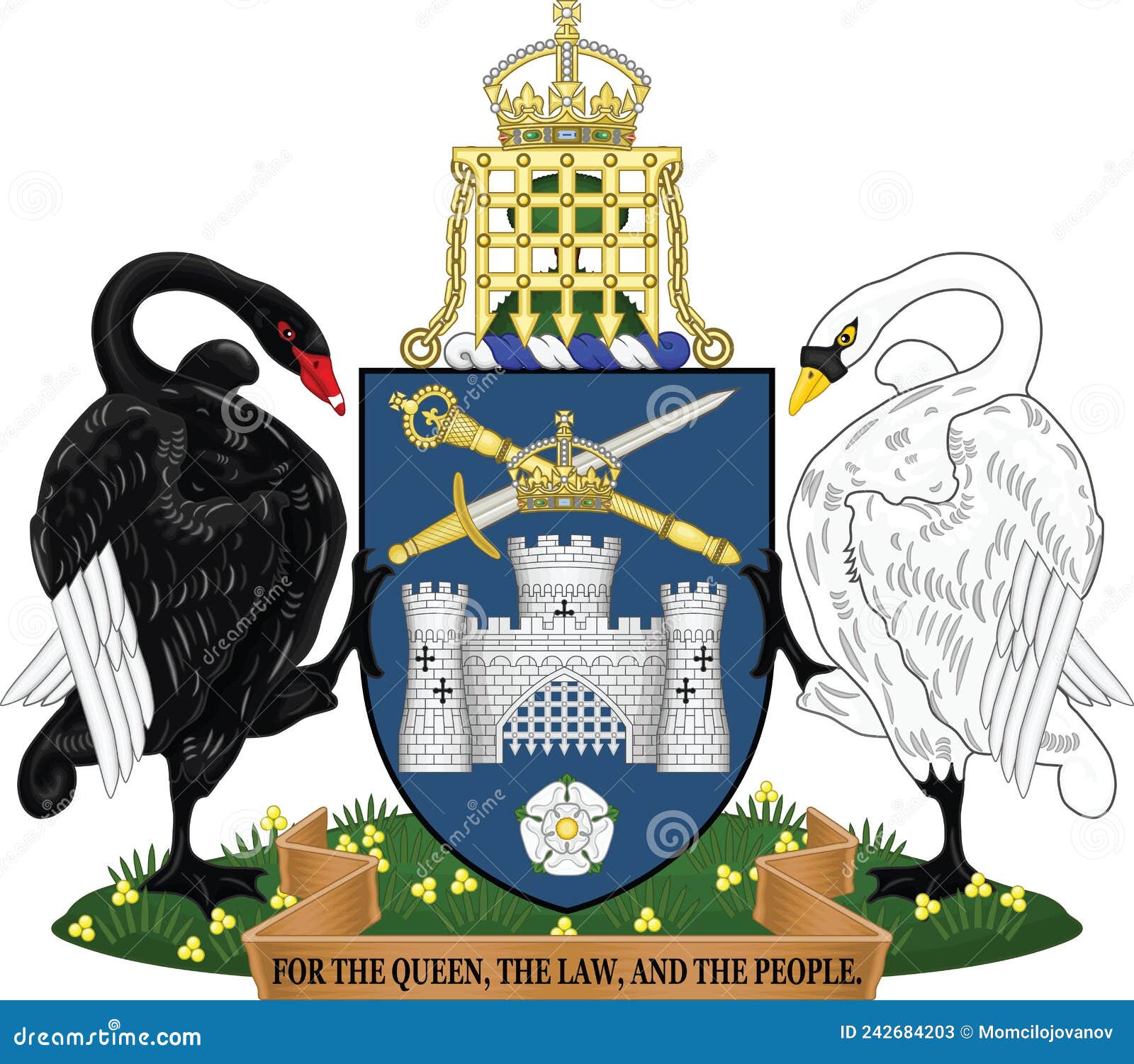 Coat of Arms of AUSTRALIAN CAPITAL TERRITORY Stock Vector ...