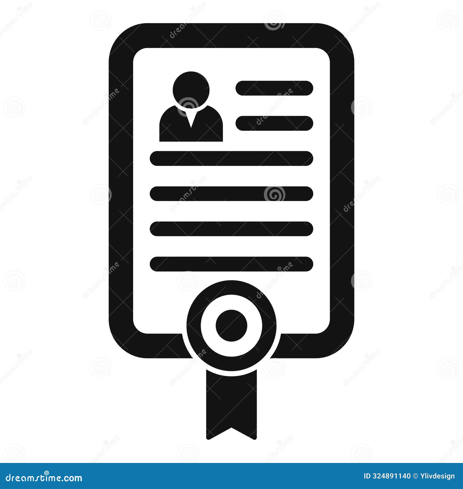 Official Document with Photo Id and Stamp Representing Personal Data ...