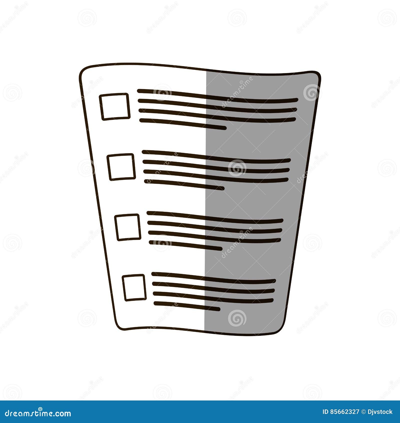 Official Documents Icon Design Stock Illustration - Illustration of ...