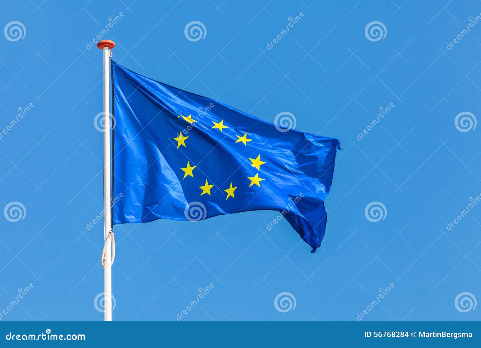 Official Flag of the European Union Stock Photo - Image of country ...