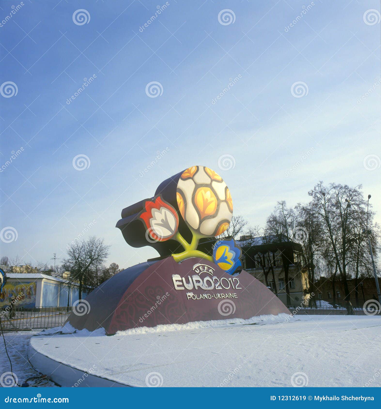 Official Logo for UEFA EURO 2012 Editorial Stock Image - Image of ...