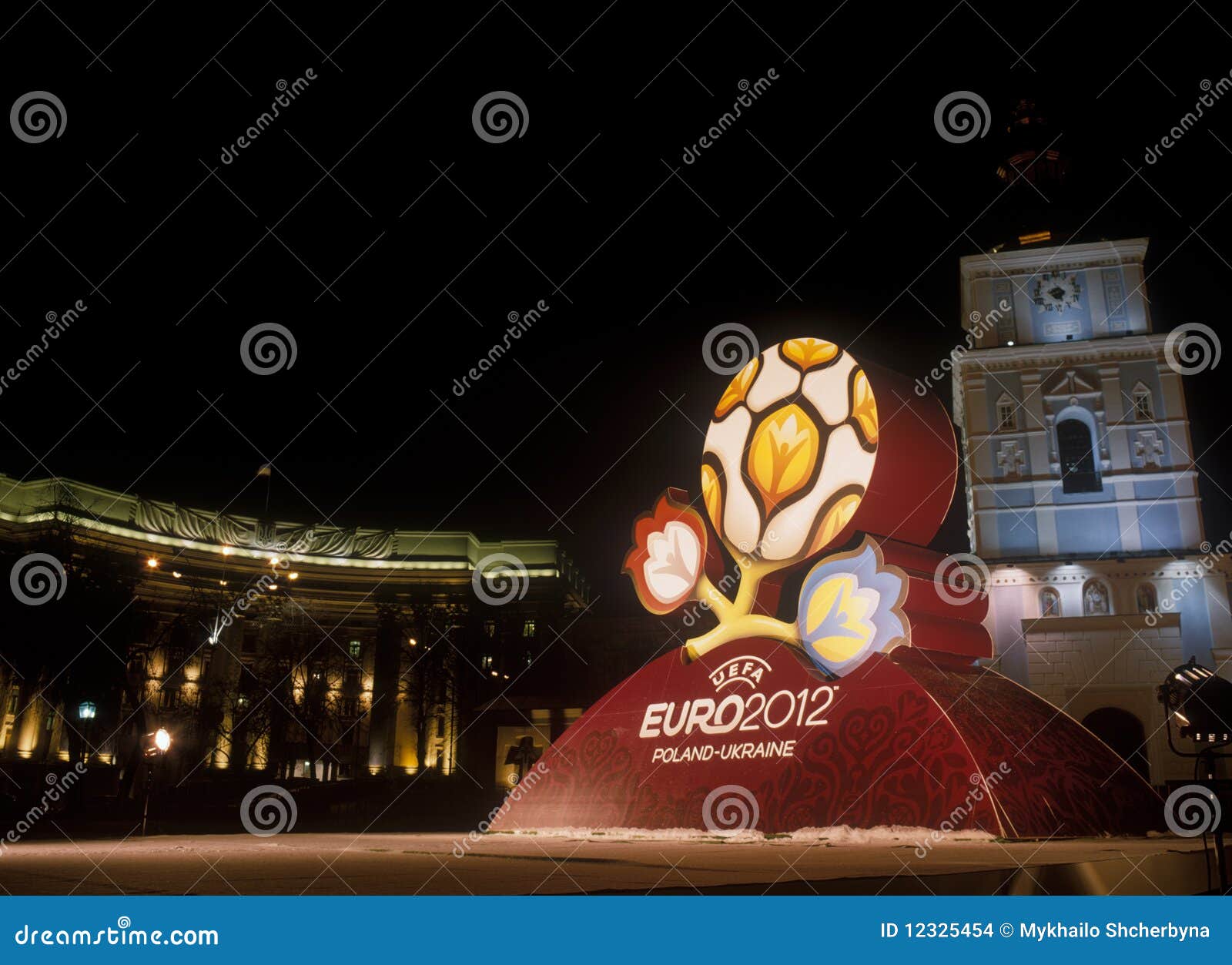 Official Logo for UEFA EURO 2012 Editorial Stock Image - Image of ...