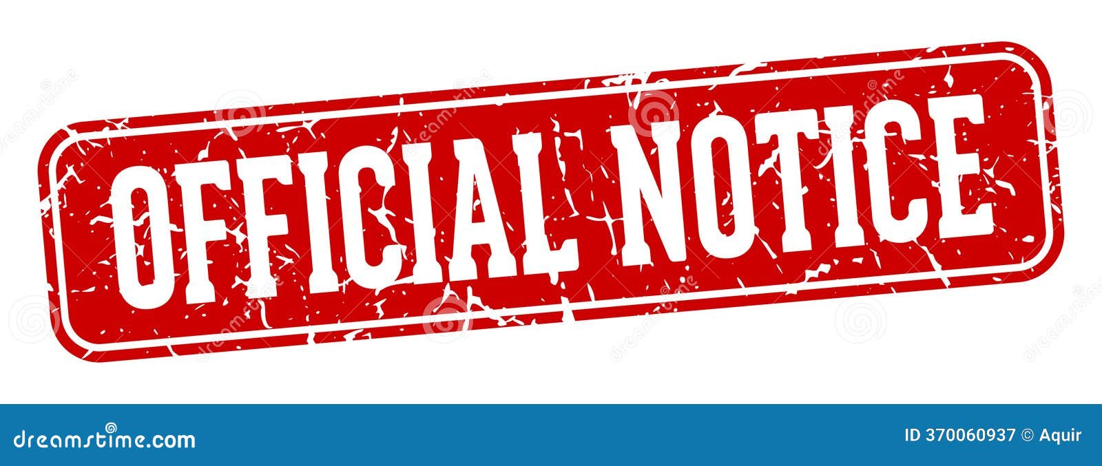 Official Notice Sticker. Official Notice Sign On Transparent Background ...