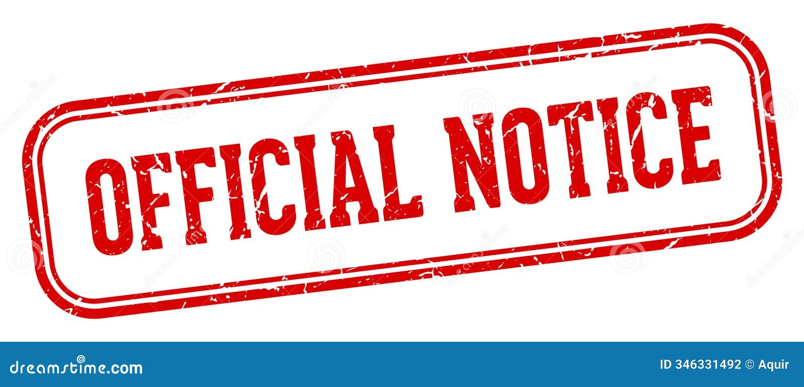 Official Notice Label. Official Notice Isolated Seal. Sticker. Sign ...