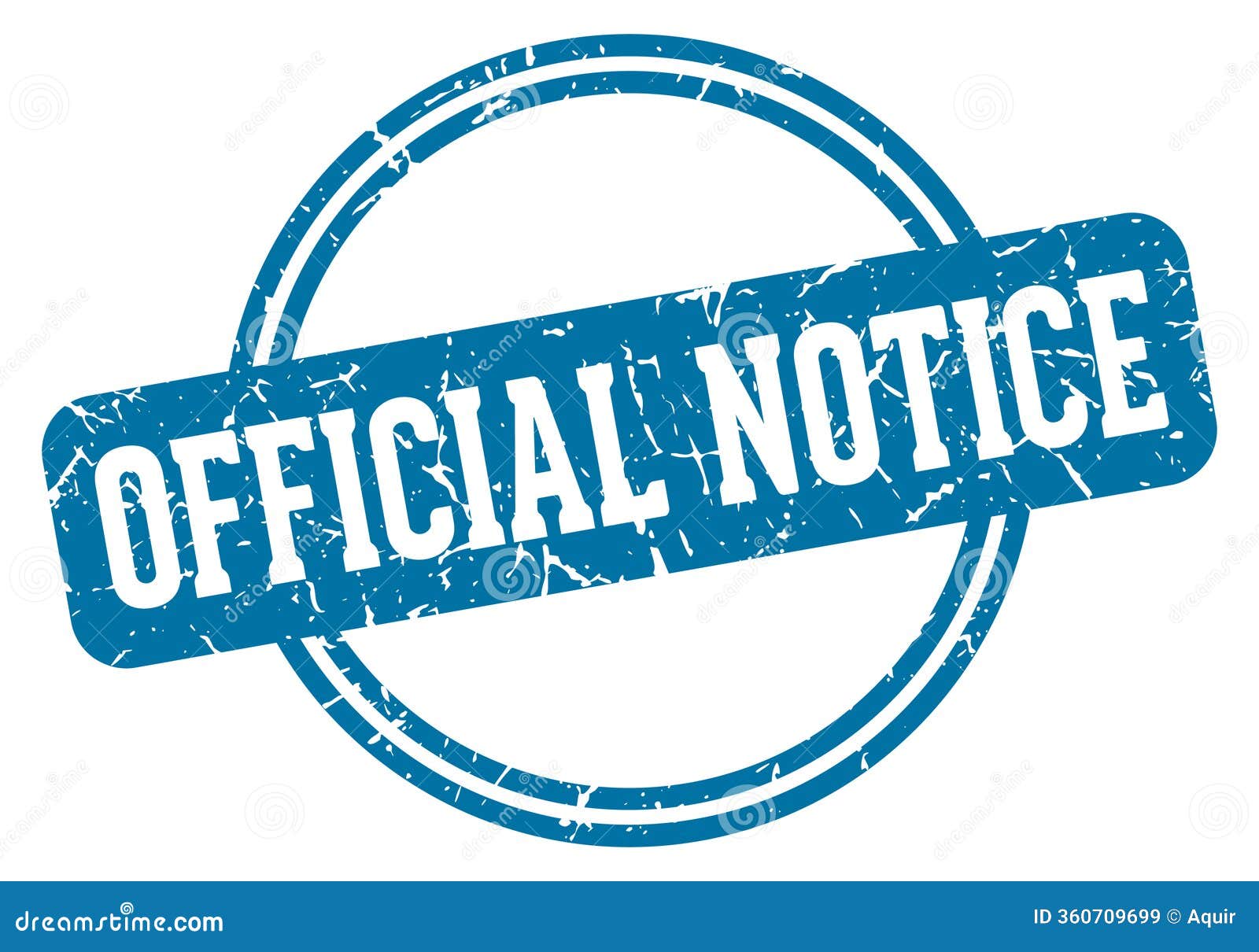 Official Notice Sticker. Official Notice Sign On Transparent Background ...