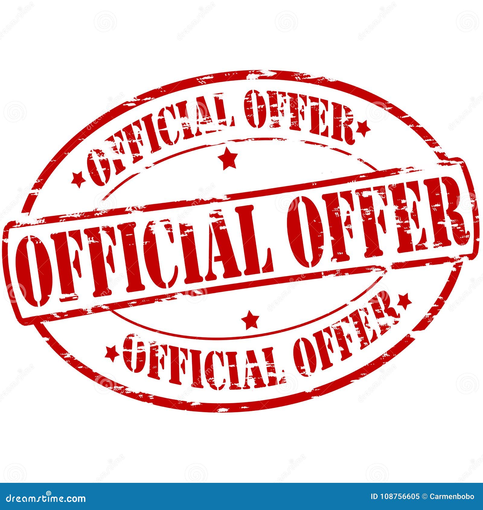 Official offer stock illustration. Illustration of tender - 108756605