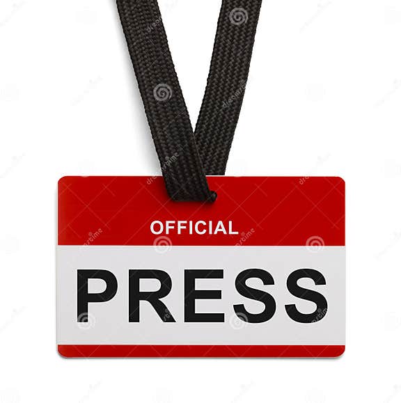 Official Press Pass stock image. Image of communication - 31402253