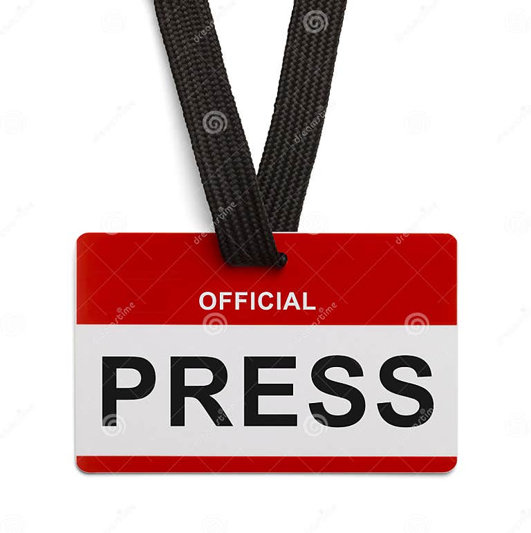 Official Press Pass stock image. Image of communication - 31402253