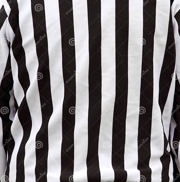 Official Referee Shirt Stripes Stock Image - Image of official, black ...