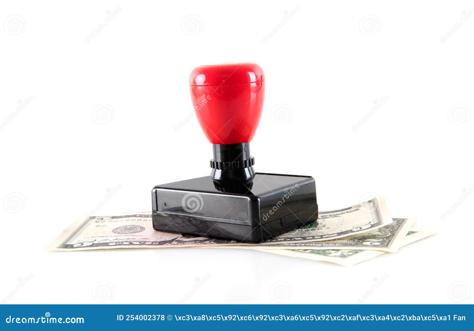 Official Seal on Dollar Bills Stock Photo - Image of white, dollar ...