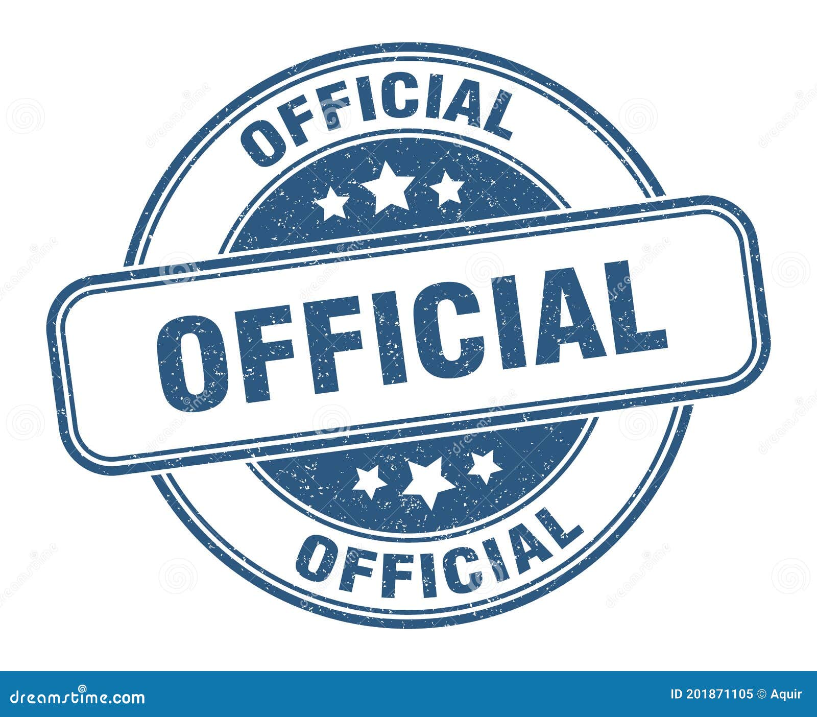 Official Stamp. Official Label. Round Grunge Sign Stock Vector ...