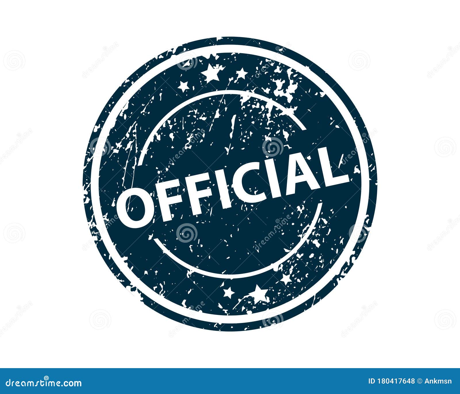 Official Stamp Vector Texture. Rubber Cliche Imprint Stock Vector ...