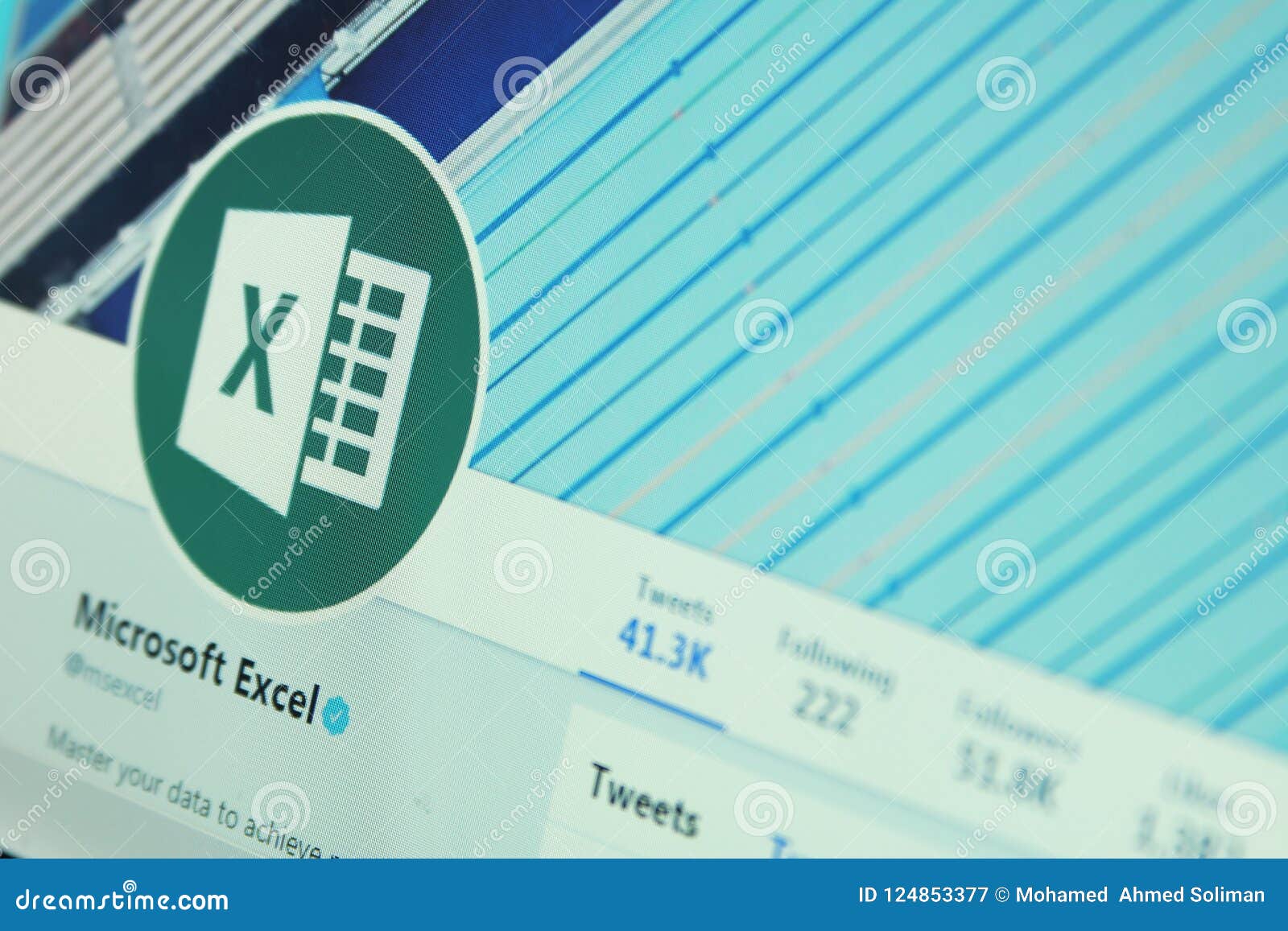 Microsoft Excel Twitter Account Editorial Photography Image Of Logos Emblem 124853377