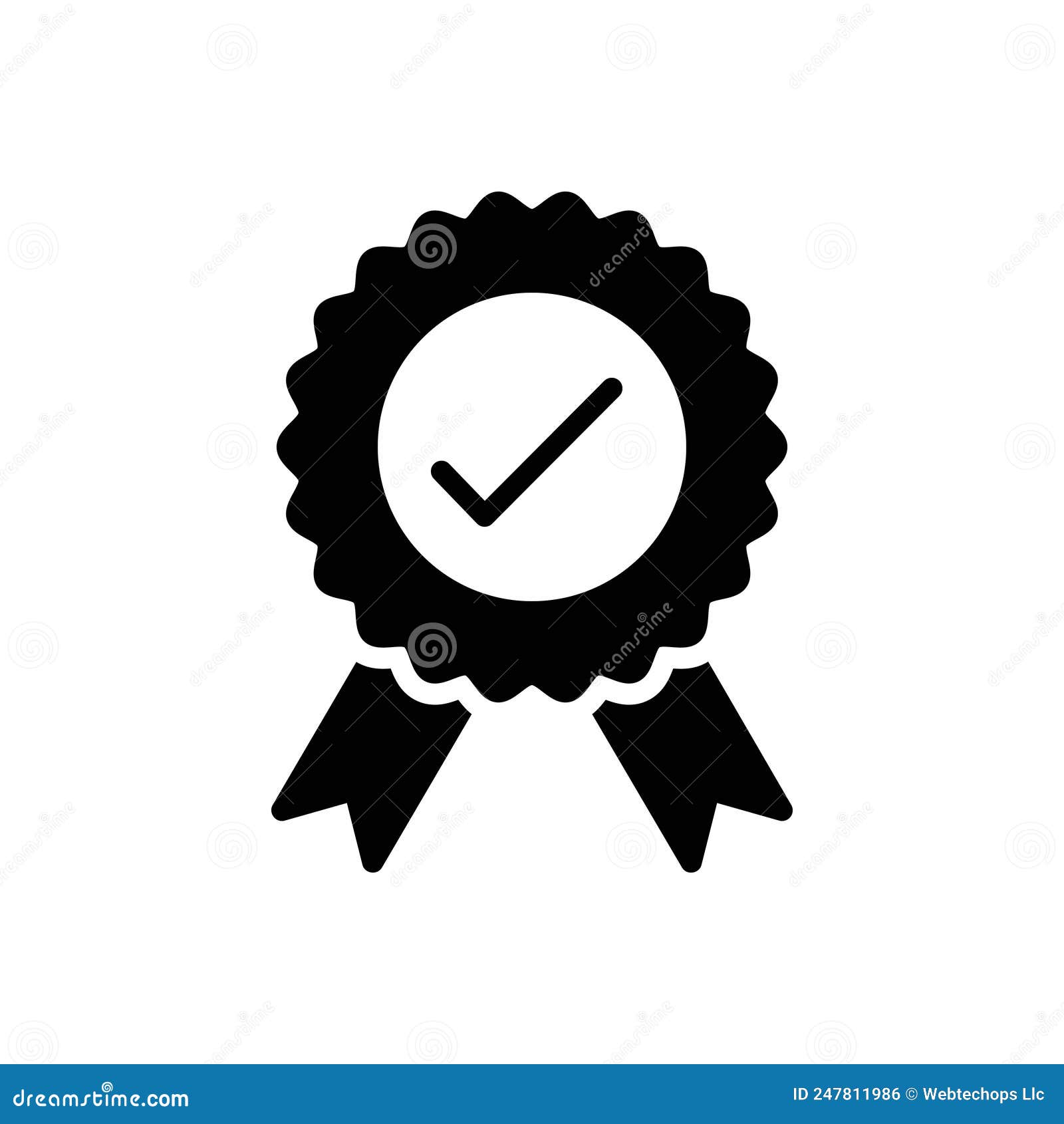 Black Solid Icon For Officially, Governmentally And Certificate Vector ...