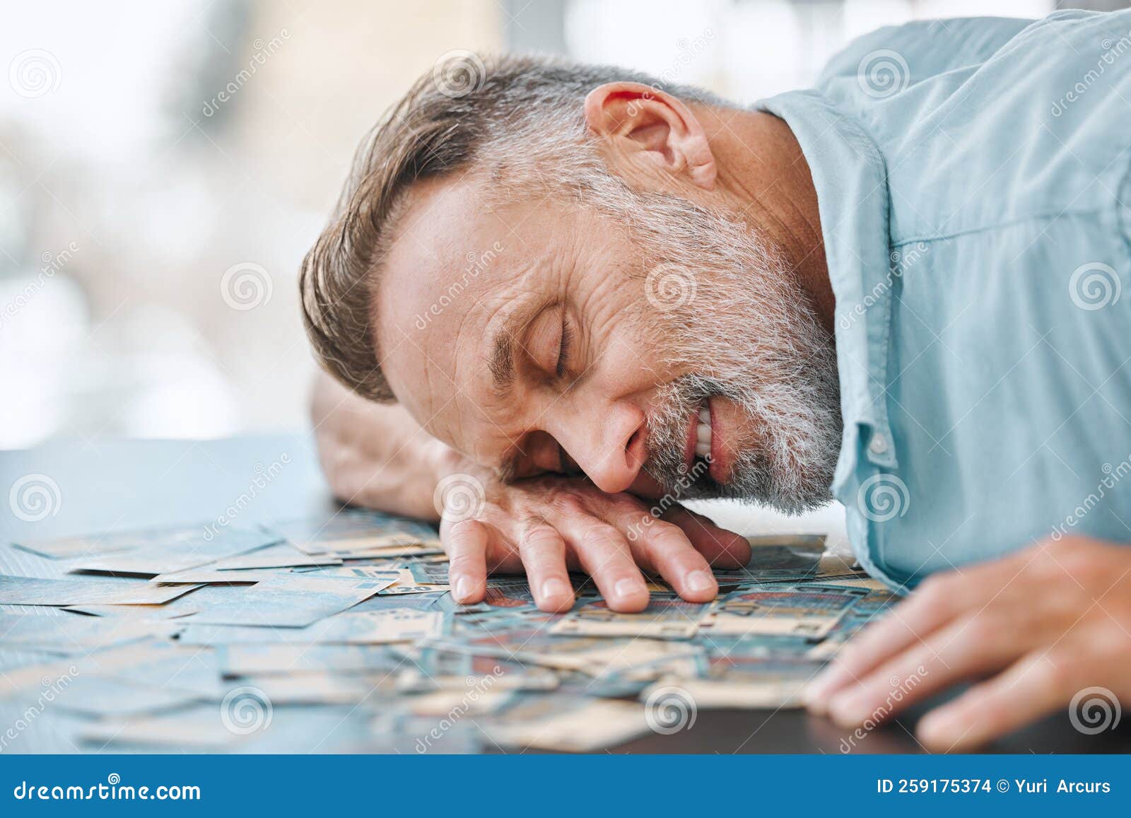 Officially Rolling in Money. a Mature Businessman Lying on a Pile of ... Officially Rolling in Money. a Mature Businessman Lying on a Pile of ...