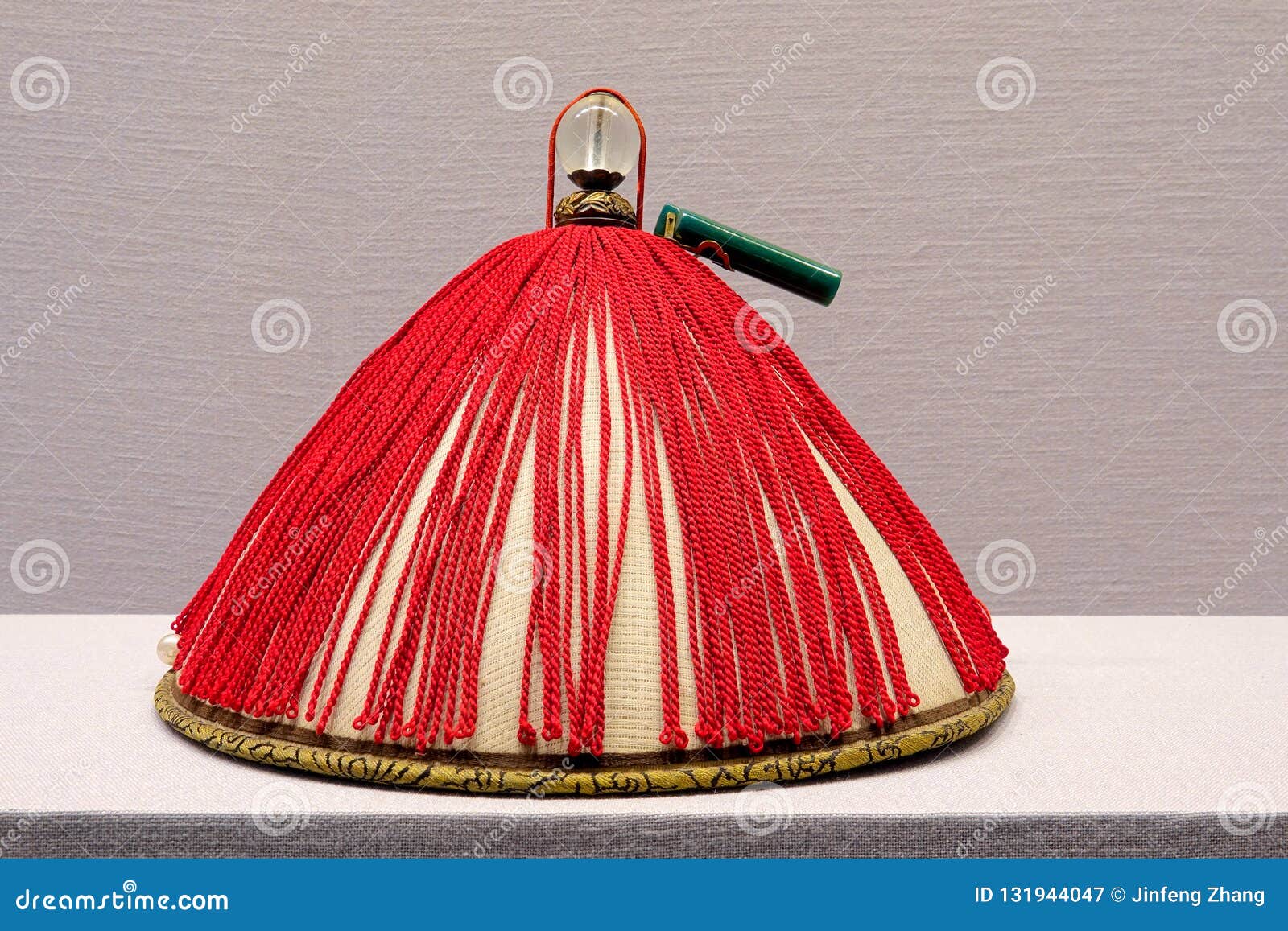 Offizielle Kappe Chinese-Qing Dynastys Redaktionelles Stockfotografie ...