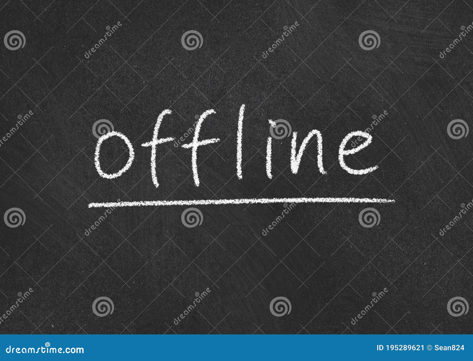 Offline stock image. Image of conceptual, education - 195289621