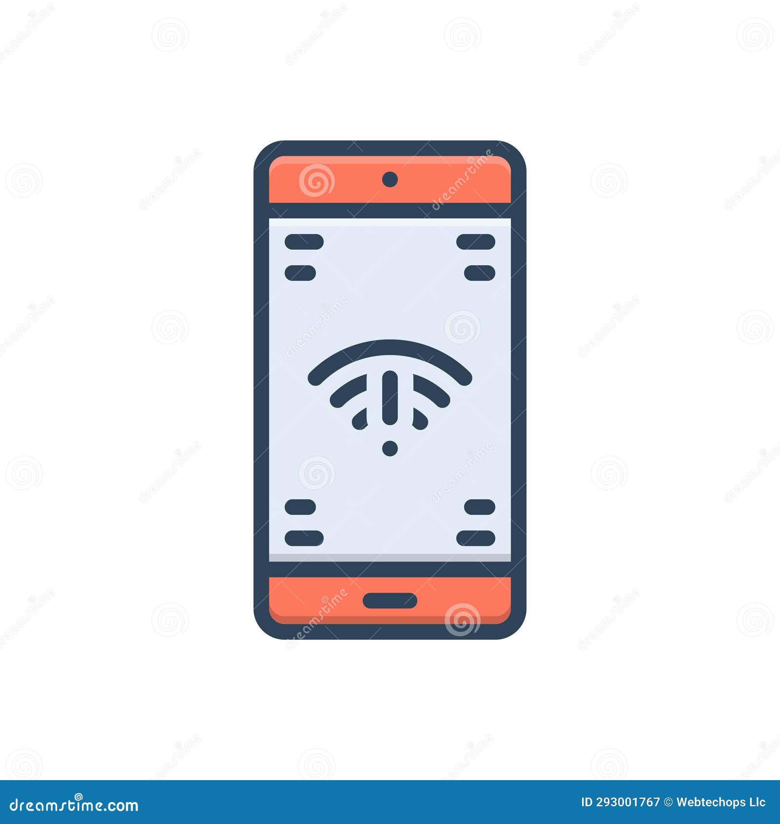 Color Illustration Icon for Offline, Wireless and Failure Wifi Stock ...