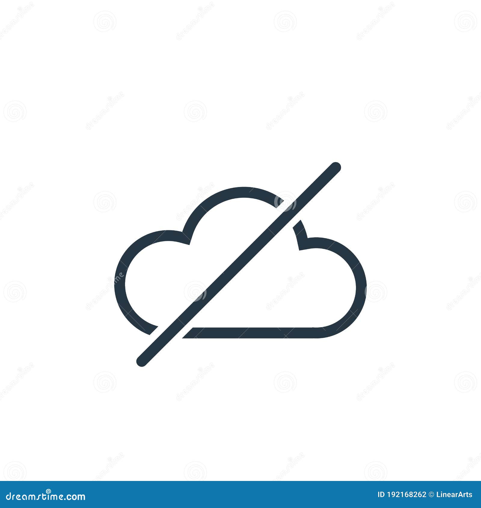 Offline Icon Vector from Ui Concept. Thin Line Illustration of Offline ...