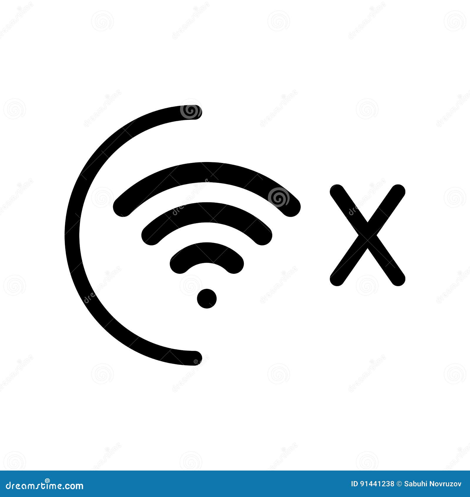Simple Disconnected Symbol Cartoon Vector | CartoonDealer.com #104820201