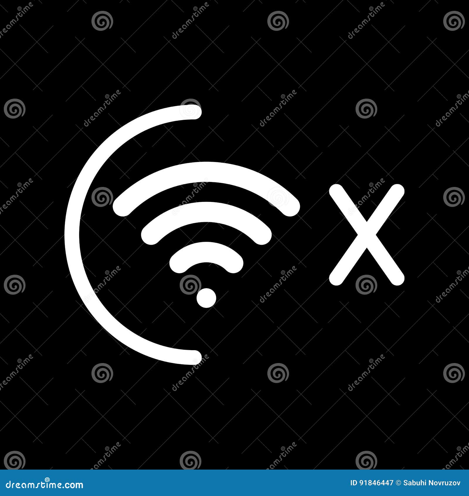 Simple Disconnected Symbol Cartoon Vector | CartoonDealer.com #104820201