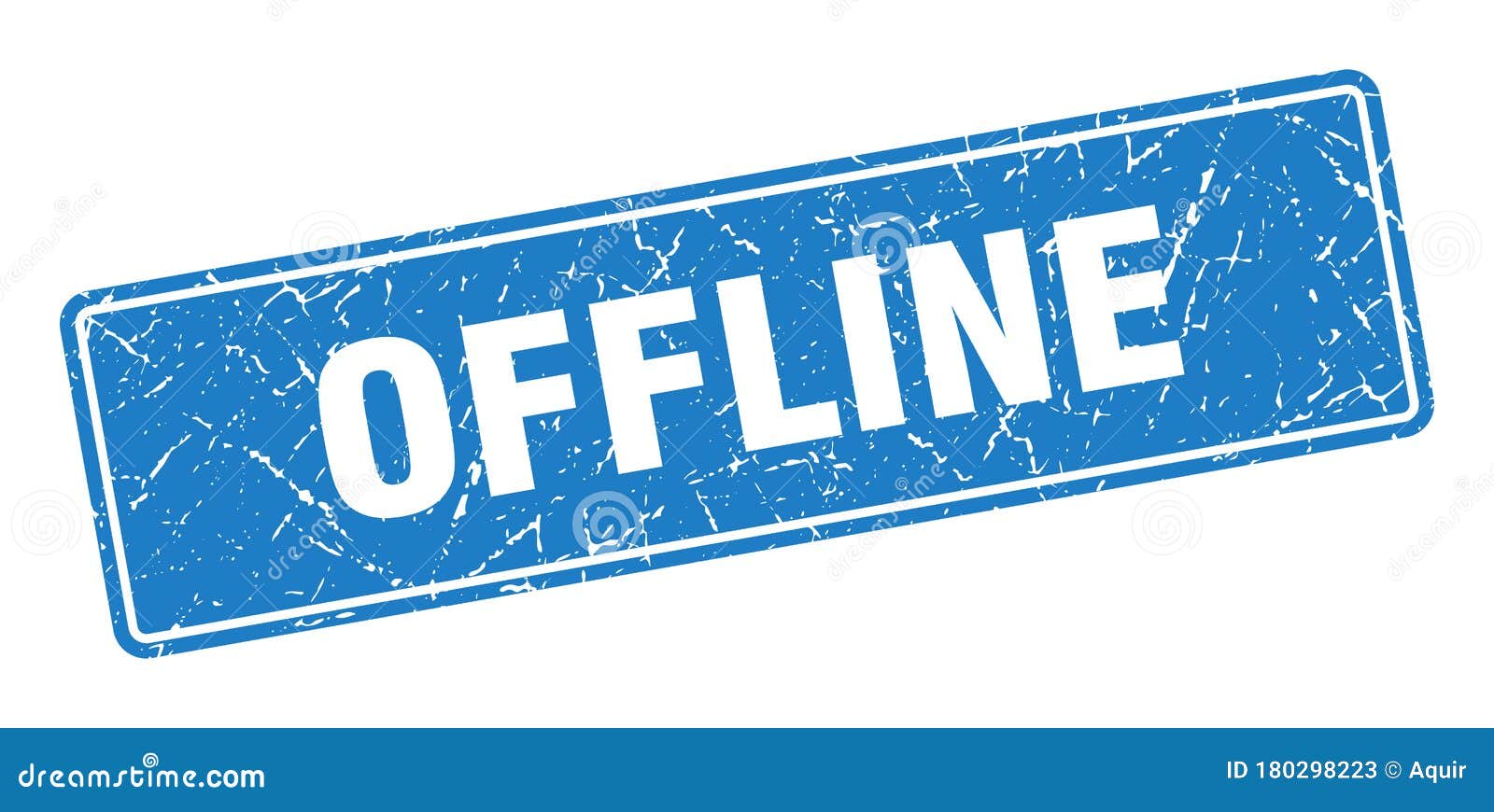 Offline Sign. Offline Grunge Stamp Stock Vector - Illustration of ...