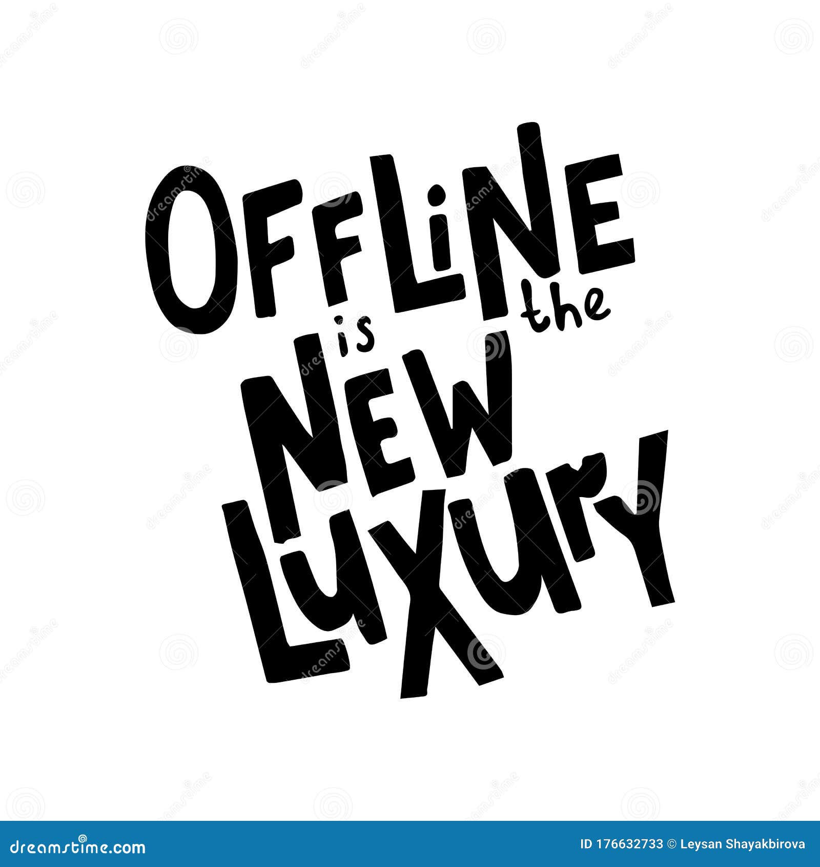 Offline stock vector. Illustration of disconnected, lifestyle - 176632733