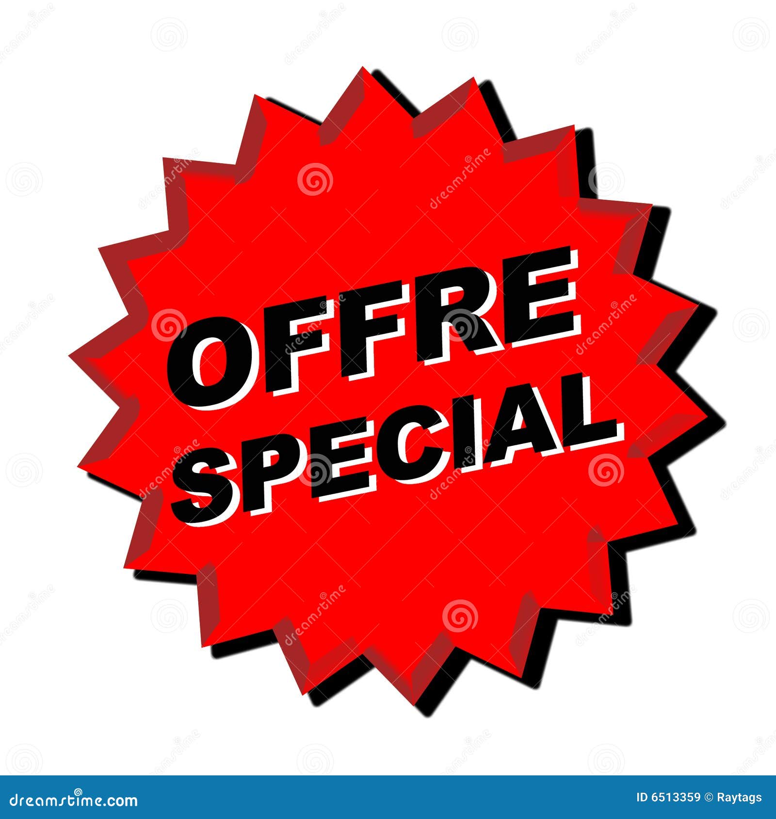 Offre Special Sign stock illustration. Illustration of bill - 6513359
