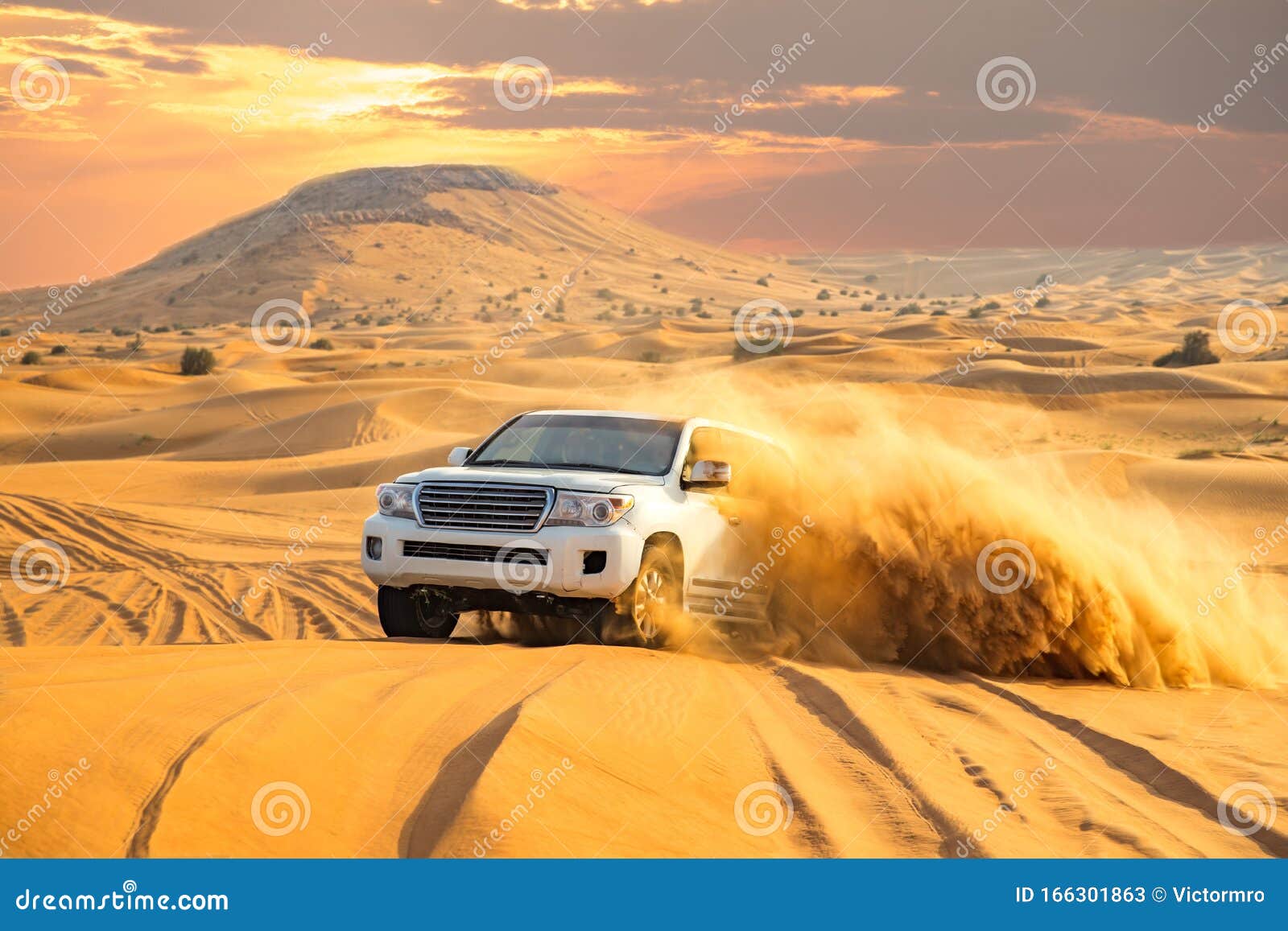 Offroad Desert Safari - Dune Bashing With 4x4 Vehicle In The Arabian ...