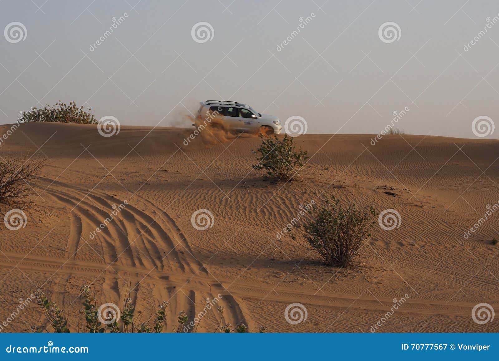Offroad driving in desert stock image. Image of arab - 70777567