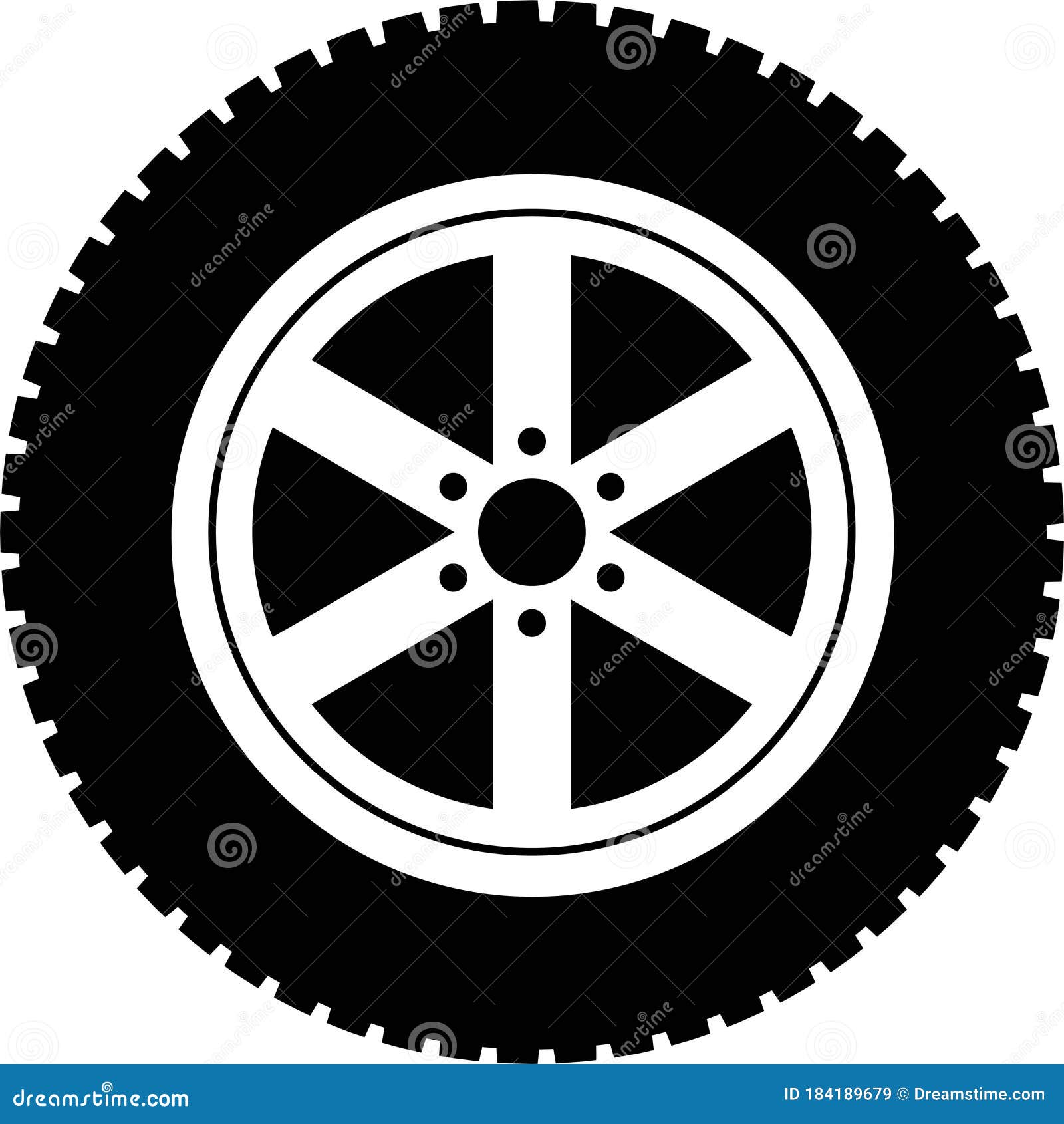 Vector OffRoad Tire Wheels Automotive Car Service Logo Template Stock ...