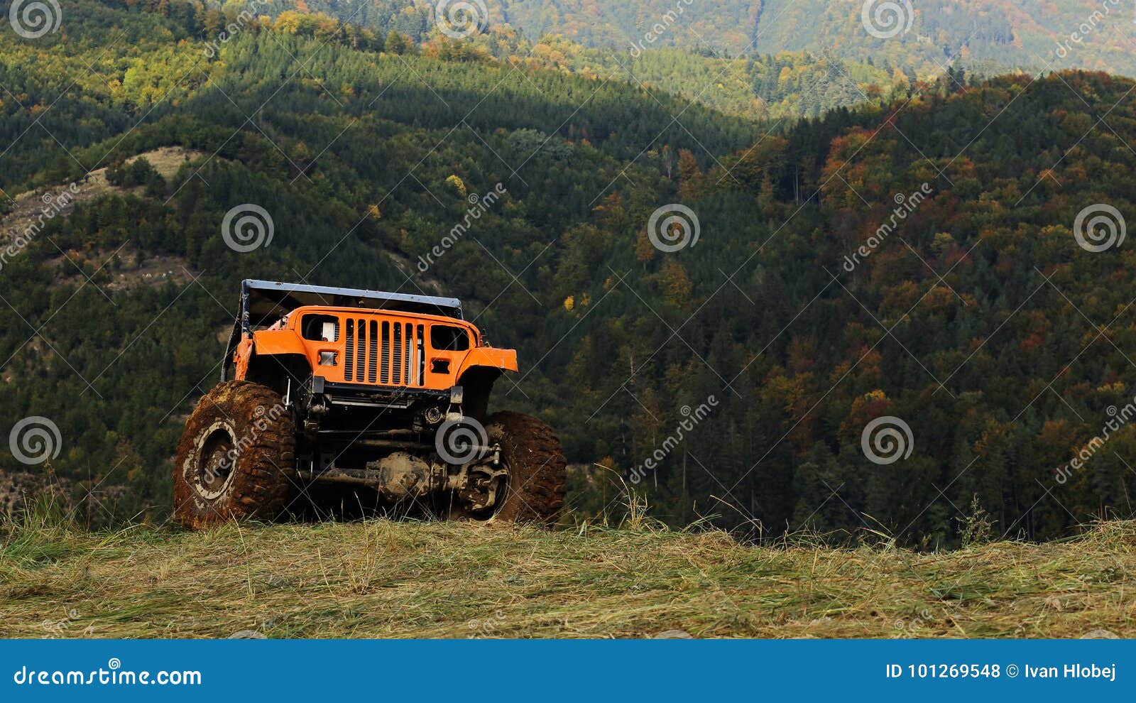 Offroad Trial Car Competition Stock Photo - Image of terrain, wheel ...
