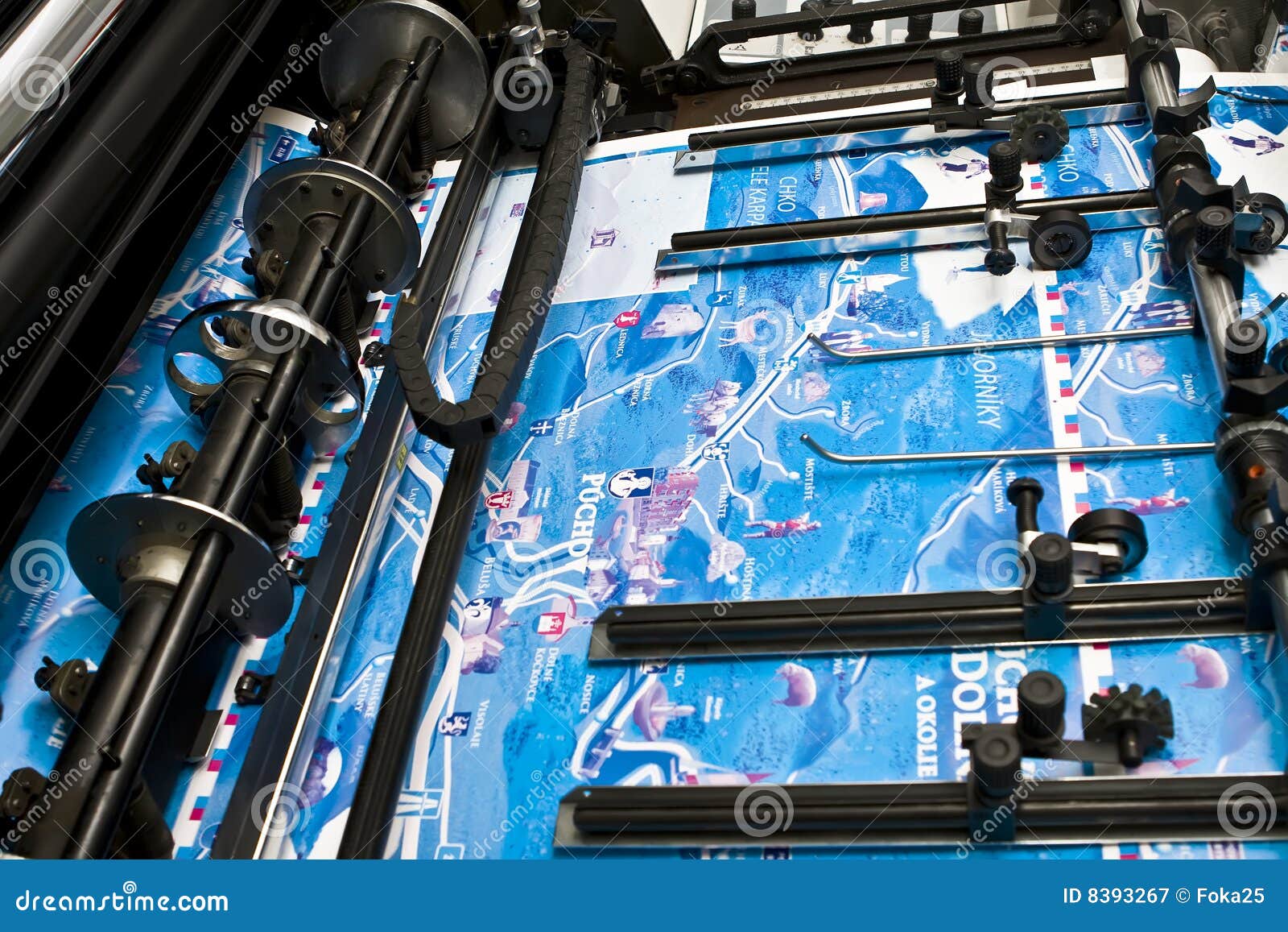 Offset stock image. Image of machinery, labor, technology - 8393267