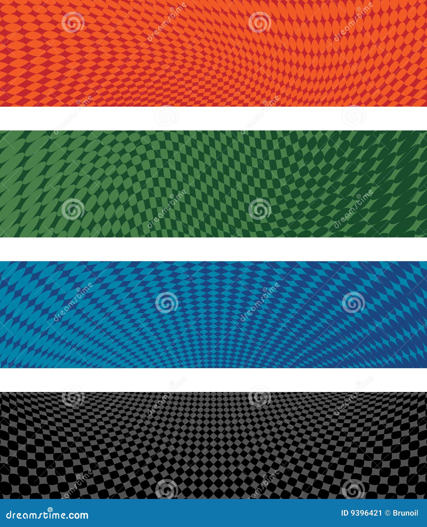 Offset Banners stock vector. Illustration of decorated - 9396421