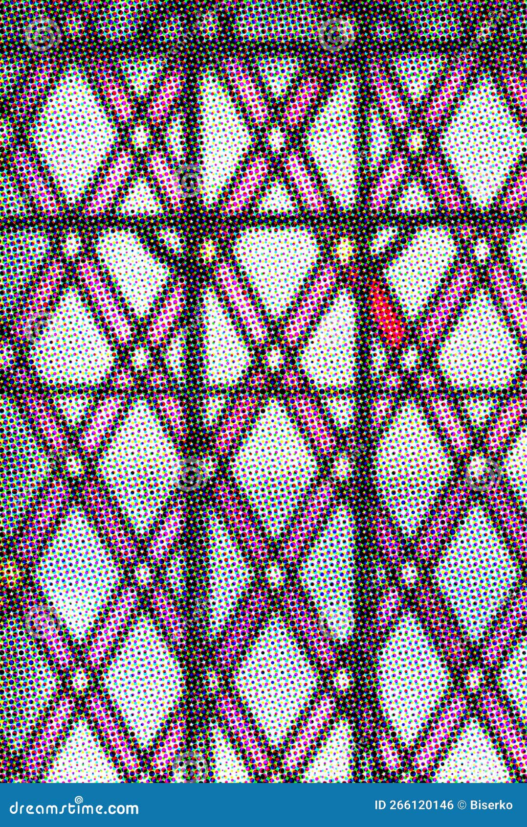 Offset dots blow up stock photo. Image of reproduction - 266120146