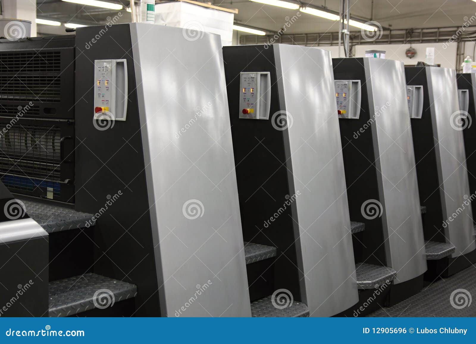 Offset machine stock photo. Image of publish, book, printing - 12905696