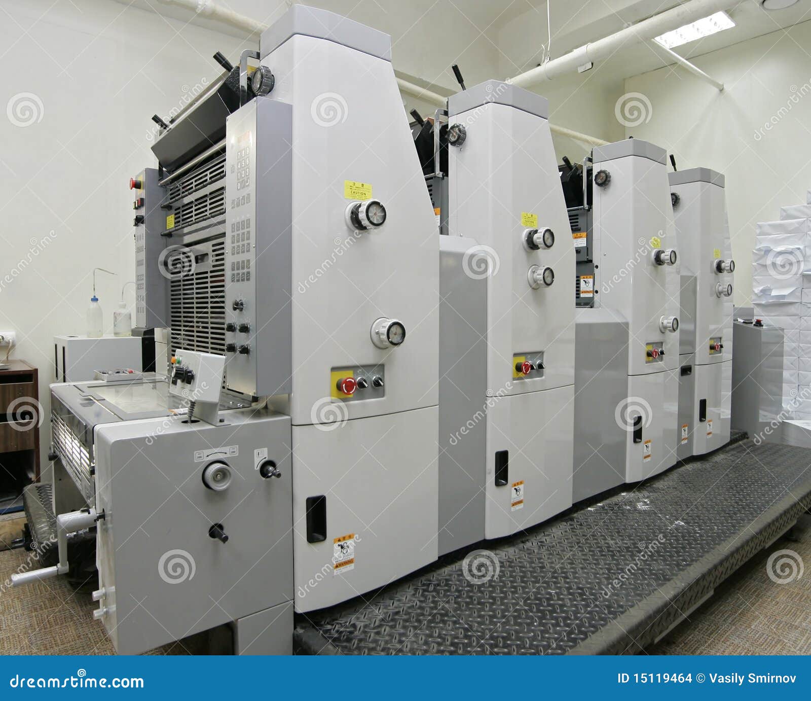 Offset machine stock photo. Image of prepress, page, business - 15119464