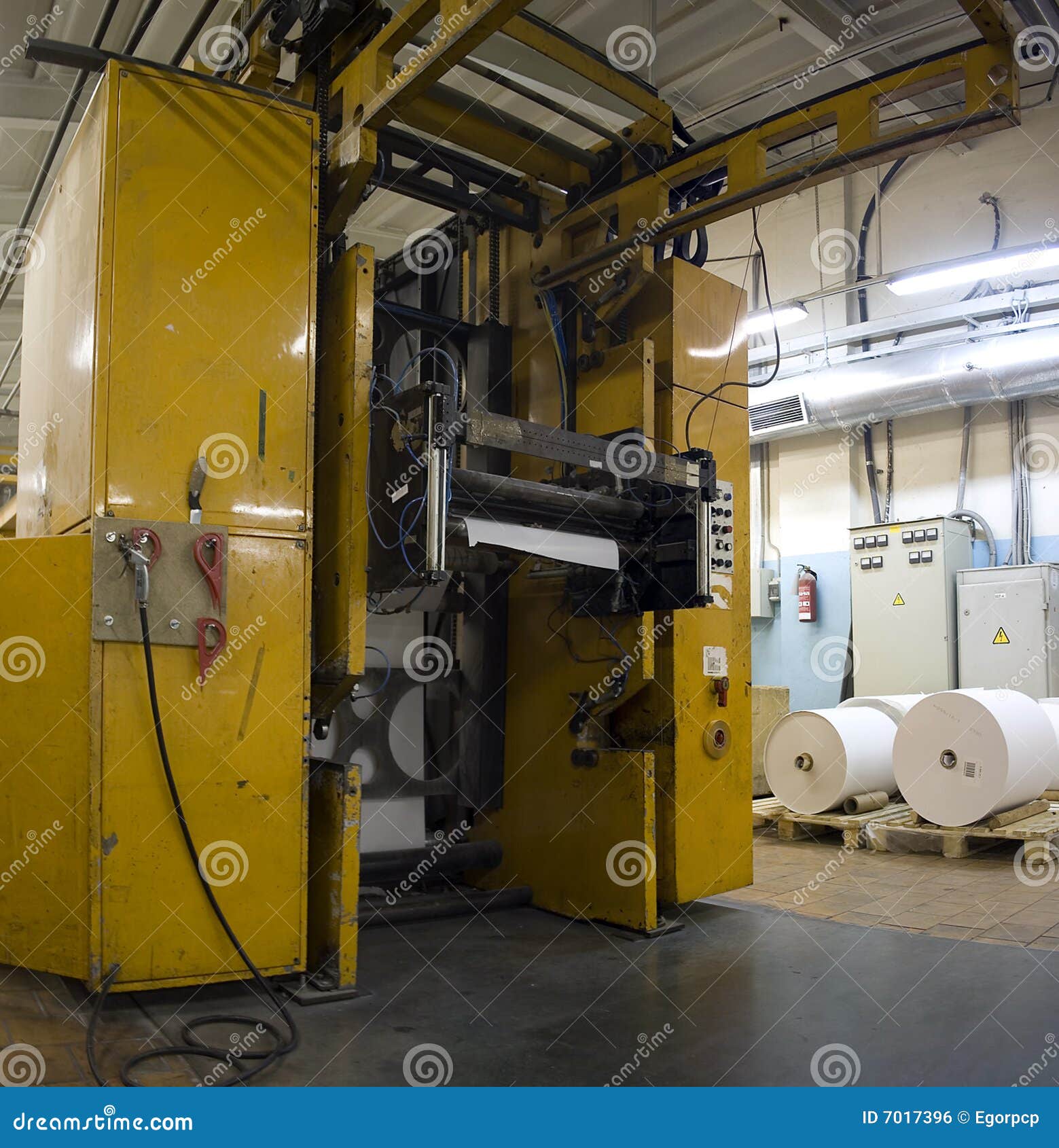 Offset Machine stock photo. Image of industry, mechanism - 7017396