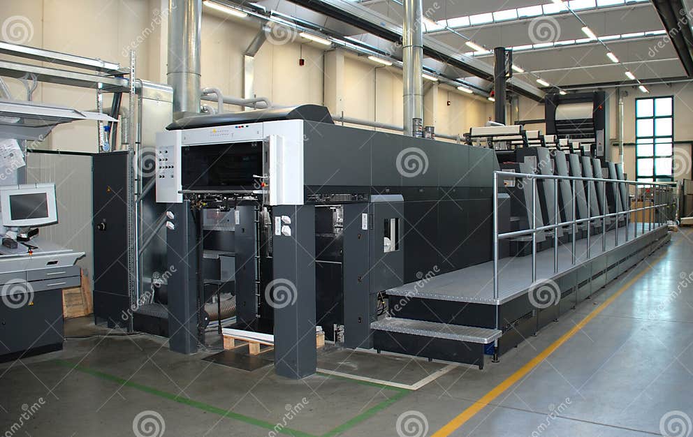 Offset press stock photo. Image of pantone, industry, books - 5336848