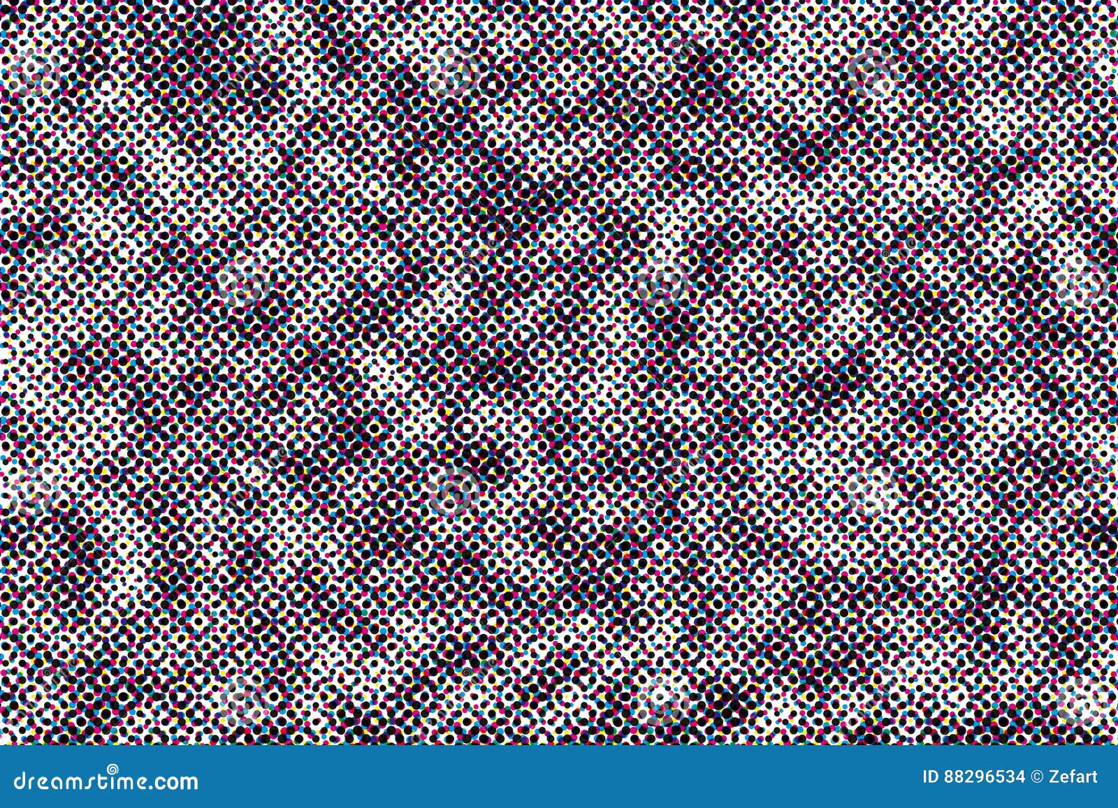 Offset Print Halftone Pattern Stock Photo - Image of color, pattern ...