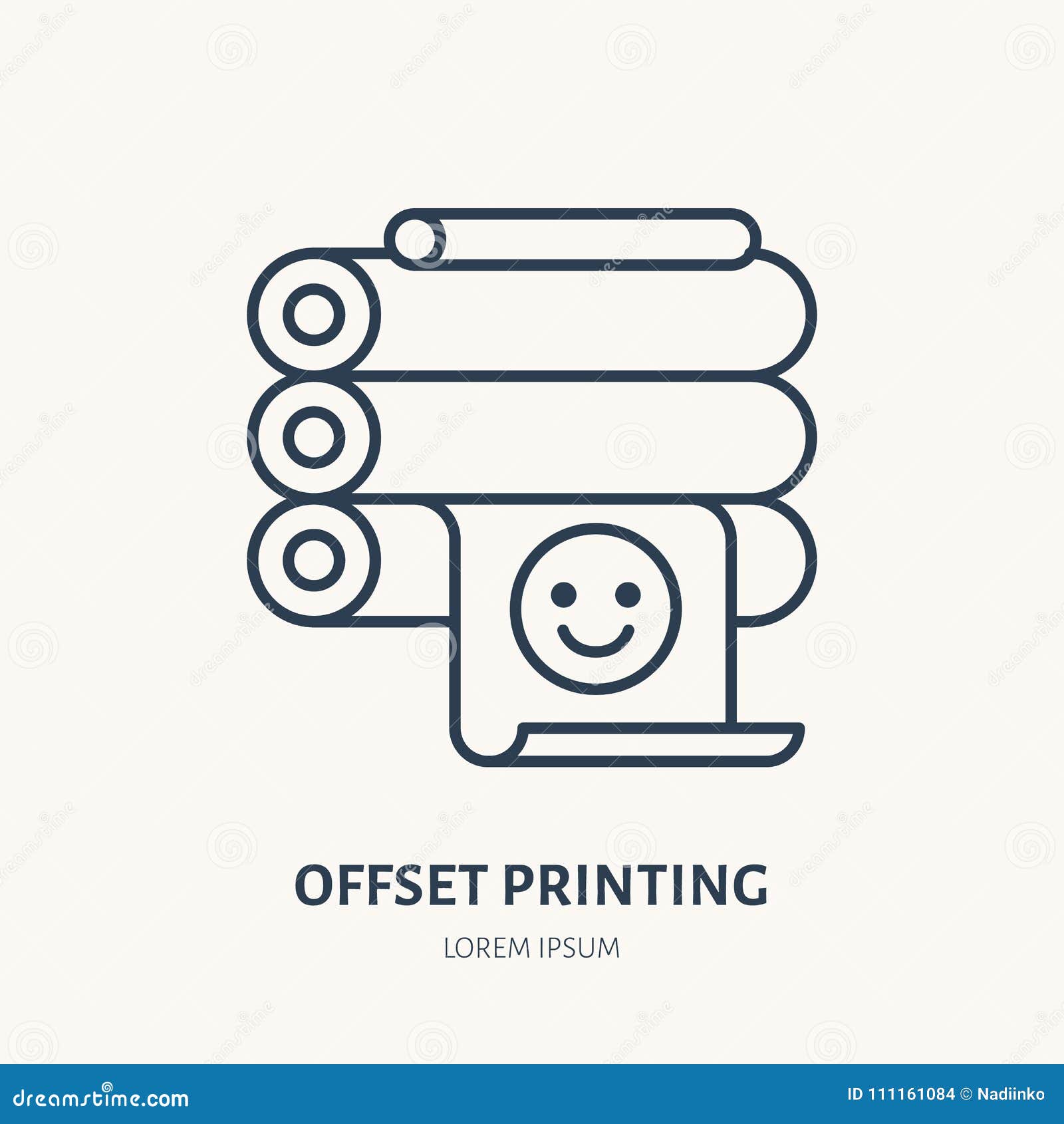 Offset Icon Vector Isolated On White Background, Logo Concept Of ...