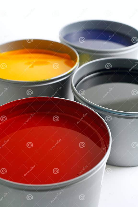 Offset printing ink stock image. Image of cmyk, color - 4552289