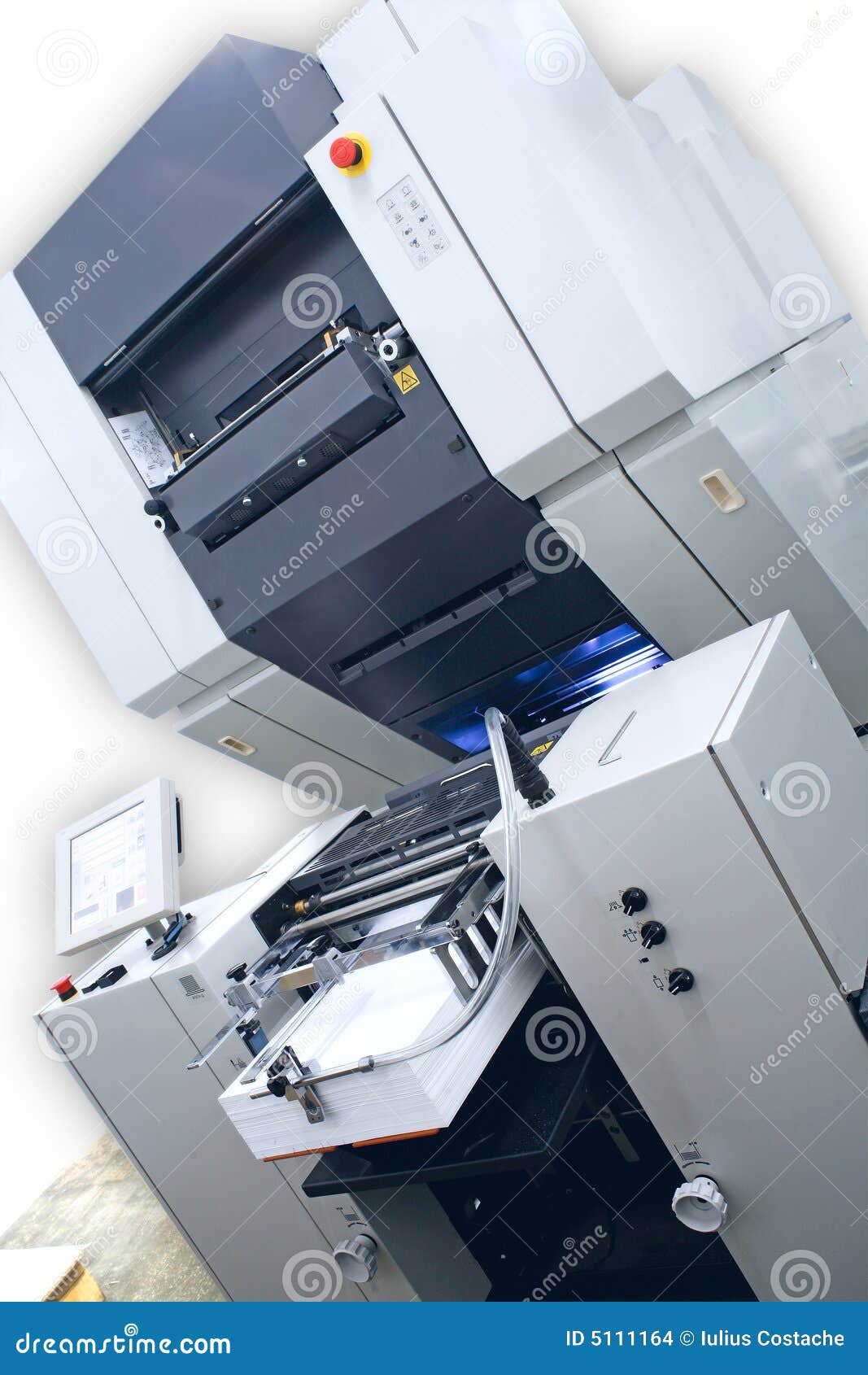 Offset Printing Machine stock photo. Image of graphic - 5111164
