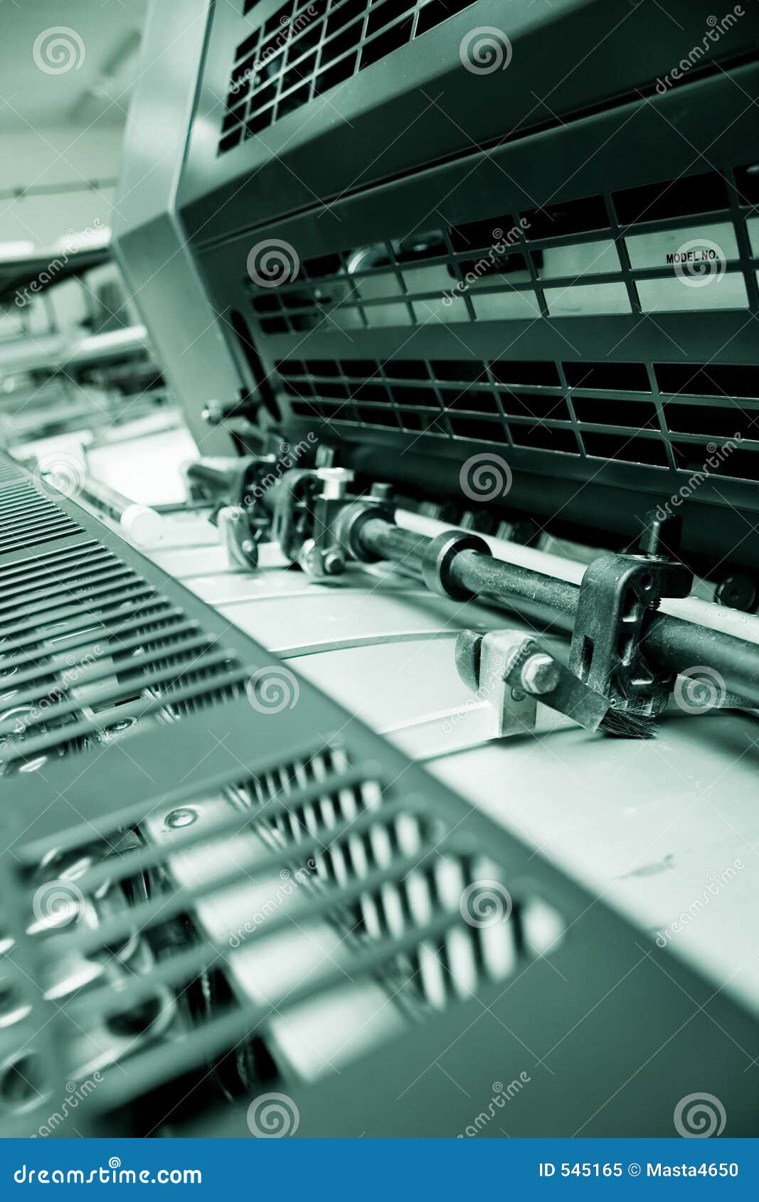 Offset Printing Machine stock image. Image of quality, communication ...