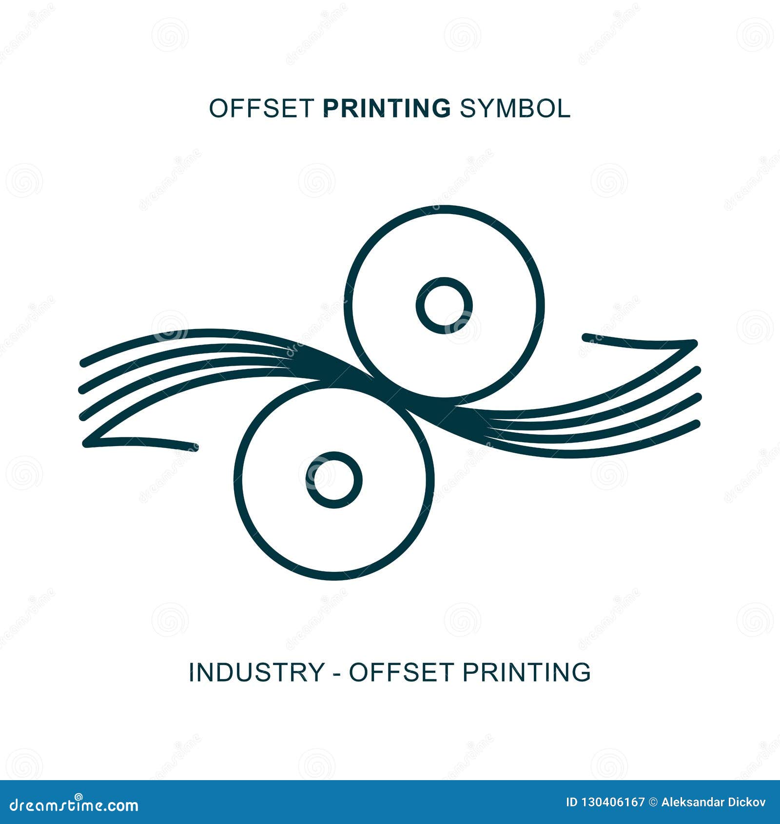 Offset Printing Style Font Cartoon Vector | CartoonDealer.com #104774929