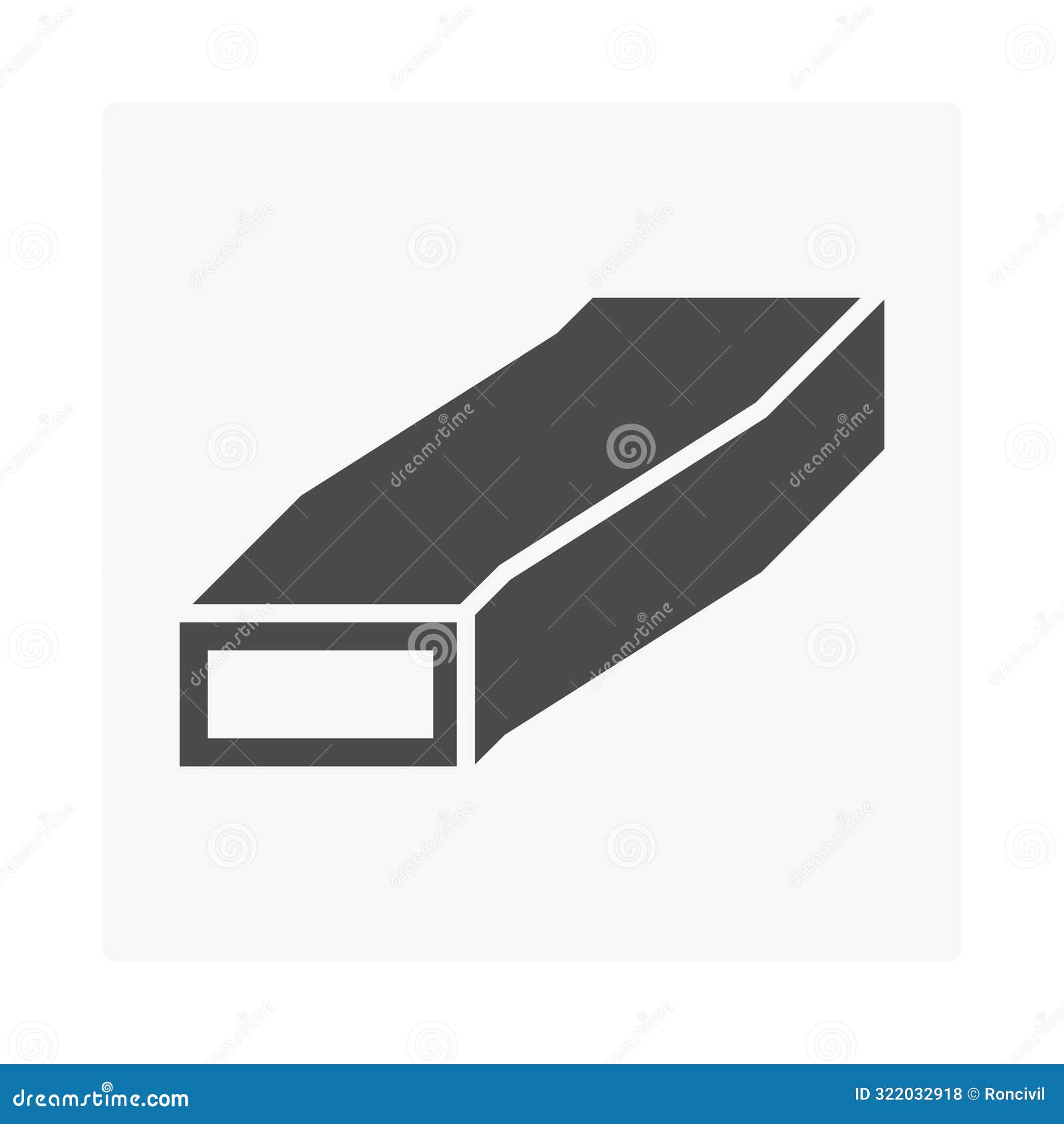 Offsets Duct Vector Icon, Black Silhouette Stock Vector - Illustration ...