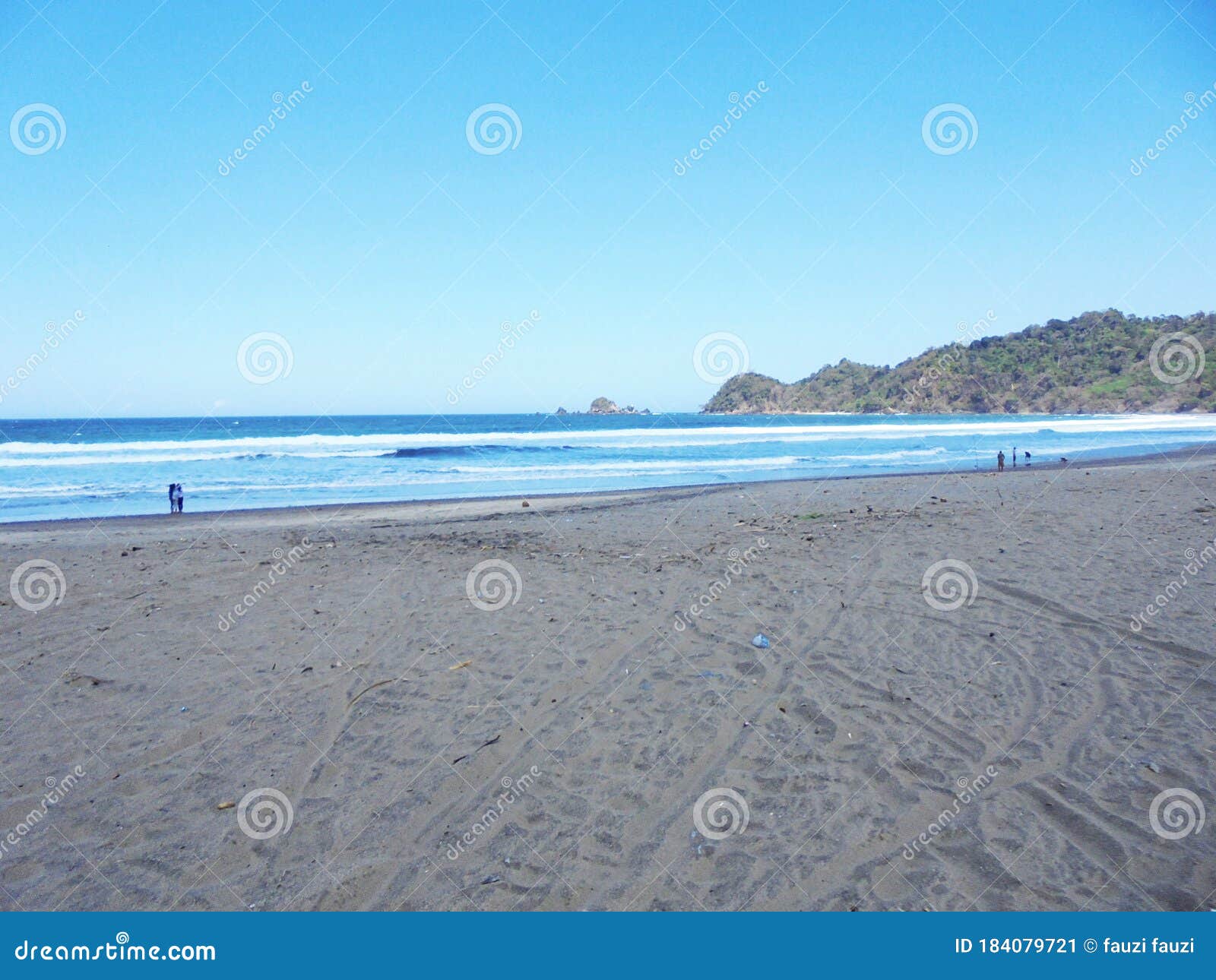 Offshore Beach with Sunny Weather Stock Image - Image of cove, water ...