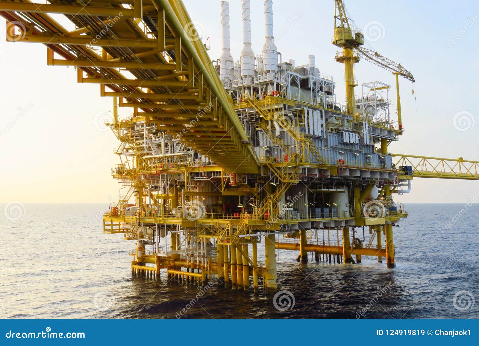 Offshore Construction Platform for Production Oil and Gas, Oil and Gas ...