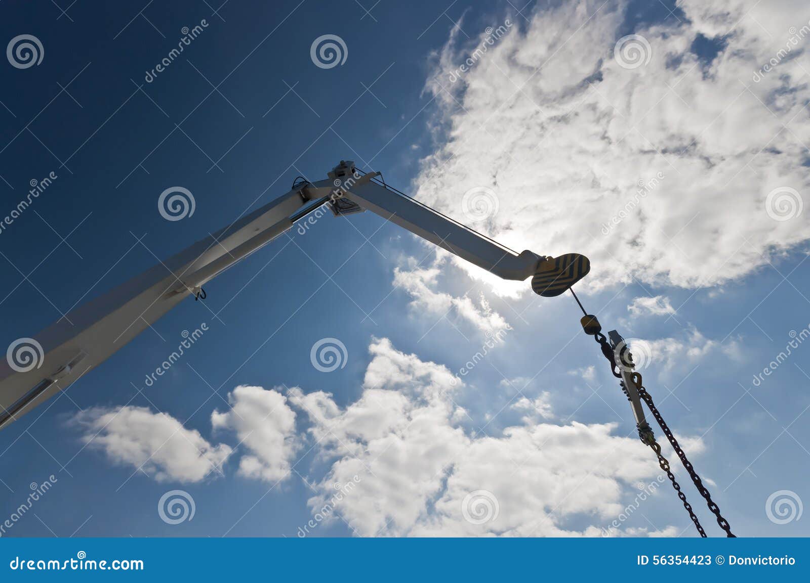 Offshore Crane Lifting Operations Stock Image - Image of construction ...