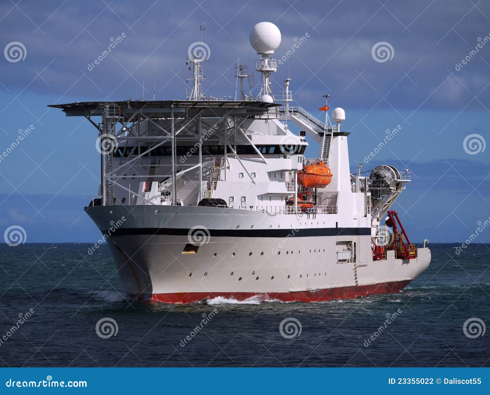 Offshore Diving Ship stock photo. Image of maritime, water - 23355022